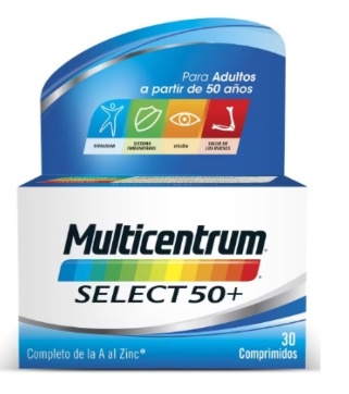 Multicentrum Select 50+ 30 Comprimidos - Comprar y ofertas