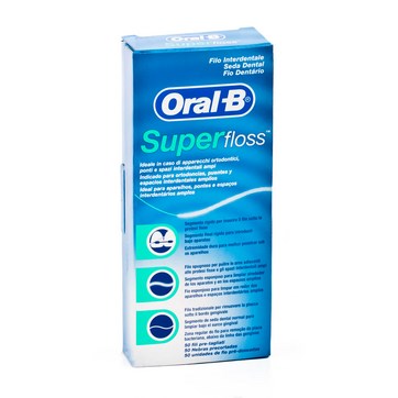 Oral B Super Floss Hilo dental- Comprar y ofertas c| Hilo dental oral b