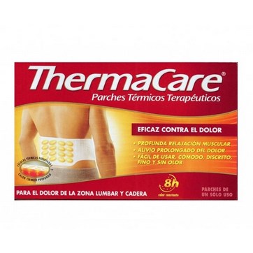 THERMACARE ZONA LUMBAR Y CADERA PARCHES CALOR 4 UNIDADES - Parches ...