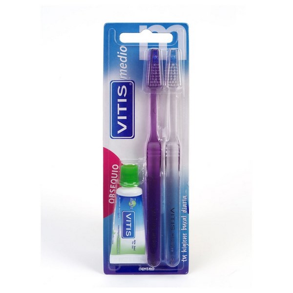 Vitis Cepillo Dental Medio. Pack Duplo - Comprar y ofertas